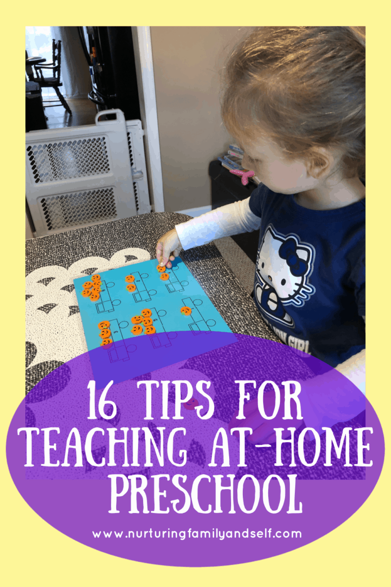 What I Learned Teaching Preschool at Home - Nurturing Family & Self