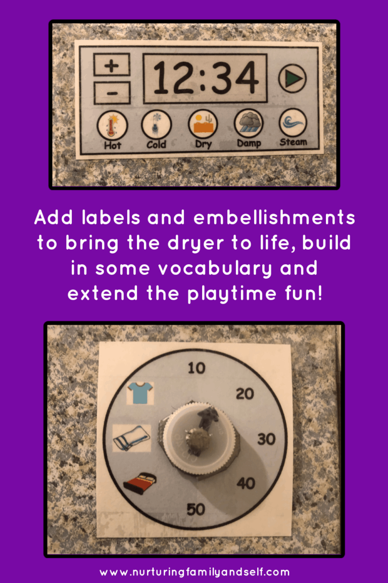 How to Set Up A Laundry Dramatic Play Space for Your Child - Nurturing ...