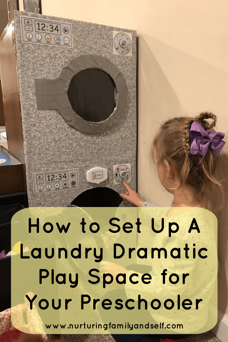 How to Set Up A Laundry Dramatic Play Space for Your Child - Nurturing ...